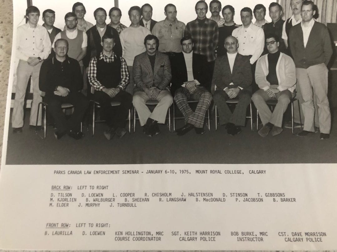 1975 Law Enforcement Course | Canadian National Park Warden Alumni